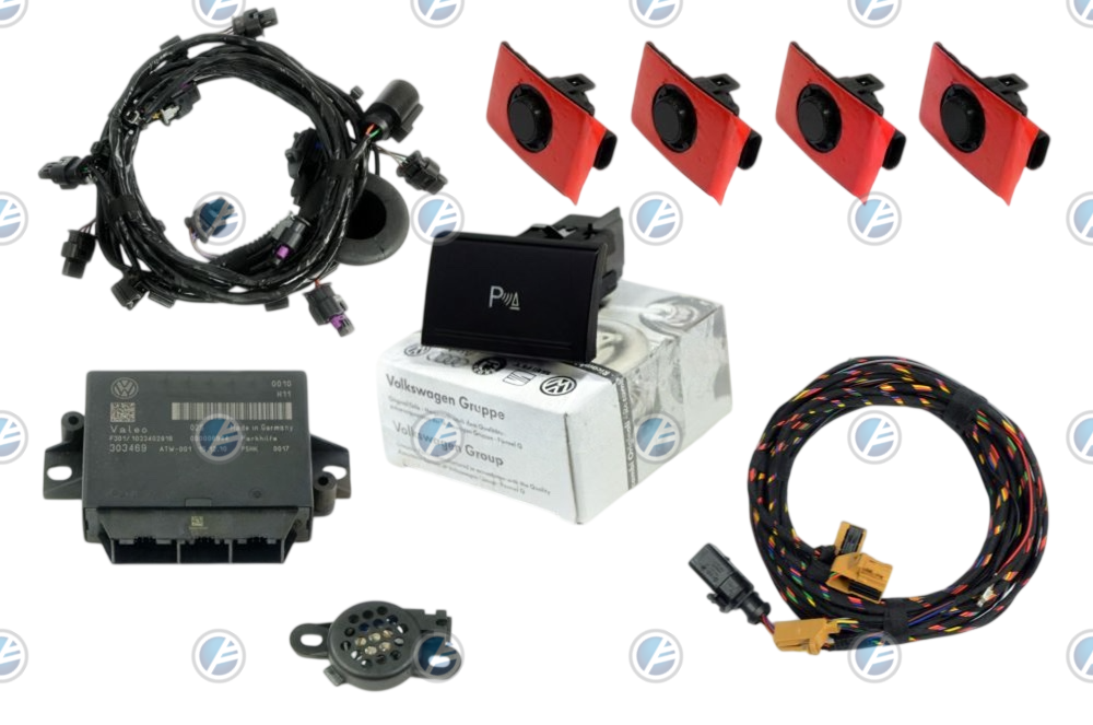 Genuine Volkswagen OEM Retrofit Kit – OPS Parking Sensors – Front Only ...